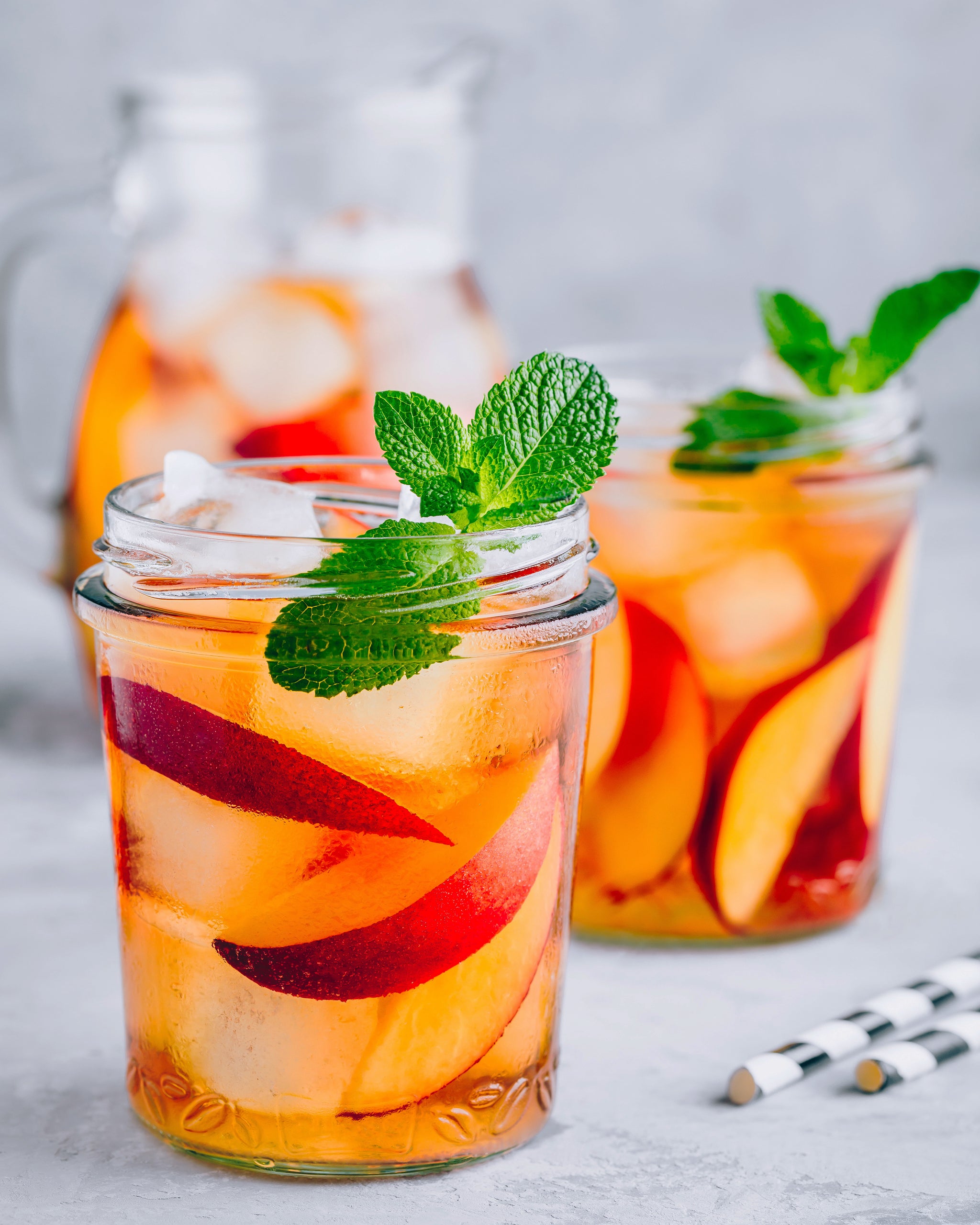 Nectarine Iced Tea - Kates Kitchen
