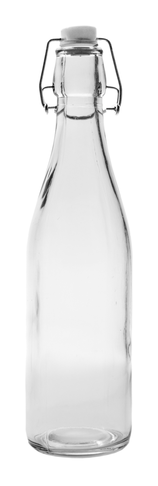 Round Glass Water Bottle - Kates Kitchen